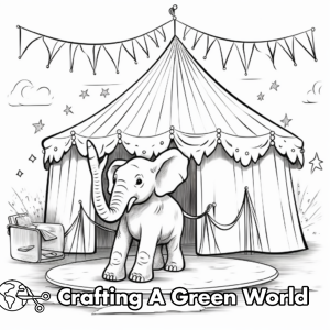 Circus Animal Coloring Pages - Free & Printable!