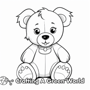Teddy Bear Coloring Pages - Free & Printable!