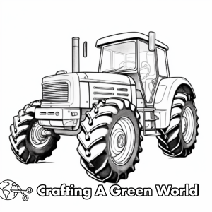 Tractor Coloring Pages - Free & Printable!