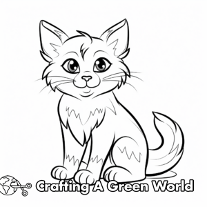 Tabby Cat Coloring Pages - Free & Printable!