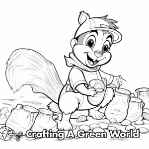 Chipmunk Coloring Pages - Free & Printable!