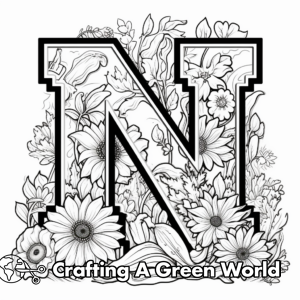Letter N Coloring Pages - Free & Printable!