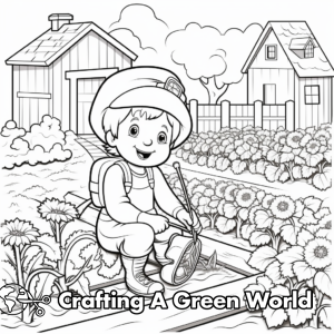 Vegetable Garden Coloring Pages - Free & Printable!
