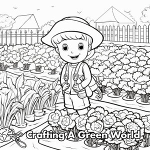 Vegetable Garden Coloring Pages - Free & Printable!