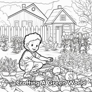 Vegetable Garden Coloring Pages - Free & Printable!