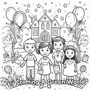 100th Day Of School Coloring Pages - Free & Printable!