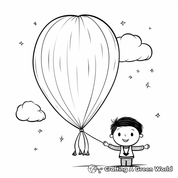 Balloon Coloring Pages - Free & Printable!
