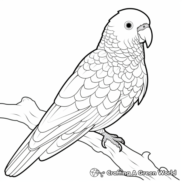 Parakeet Coloring Pages - Free & Printable!