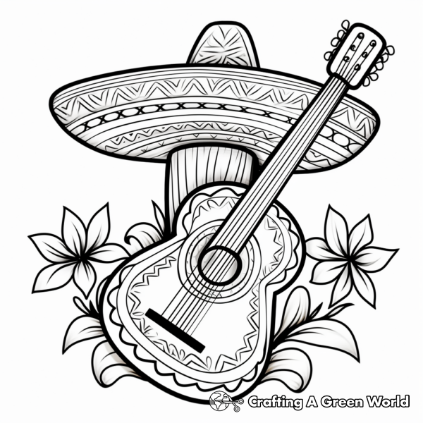 Sombrero Coloring Pages - Free & Printable!