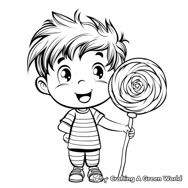 Lollipop Coloring Pages - Free & Printable!