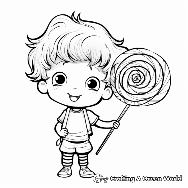 Lollipop Coloring Pages - Free & Printable!