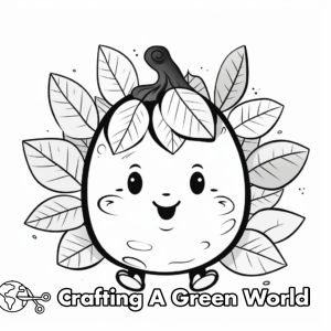 Avocado Coloring Pages - Free & Printable!