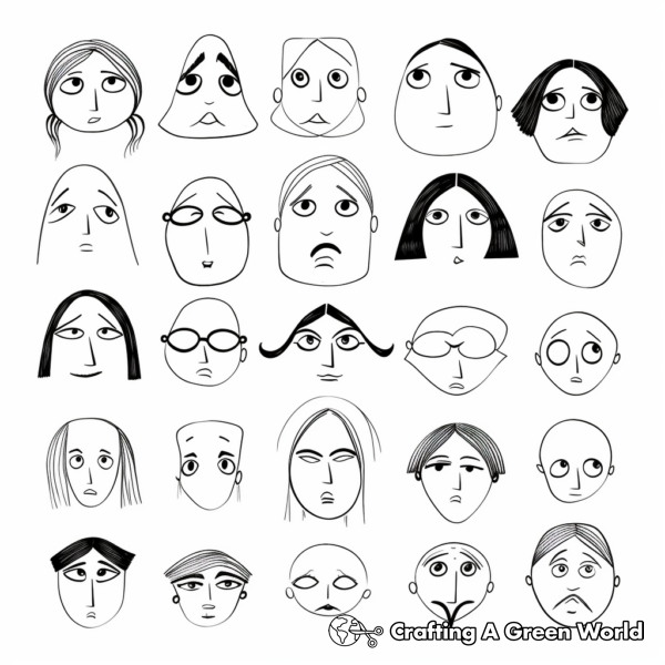 Nose Coloring Pages - Free & Printable!