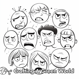 Emotions Coloring Pages - Free & Printable!