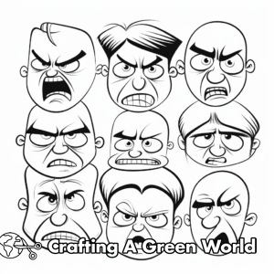 Emotions Coloring Pages - Free & Printable!