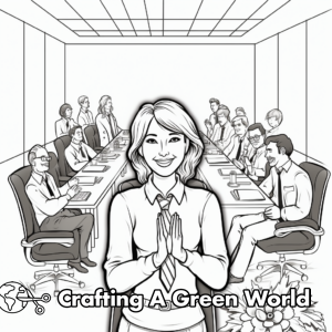 Administrative Professionals Day Coloring Pages - Free & Printable!