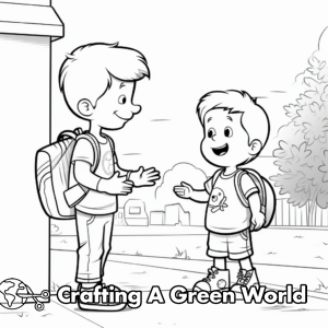 Kindness Coloring Pages - Free & Printable!