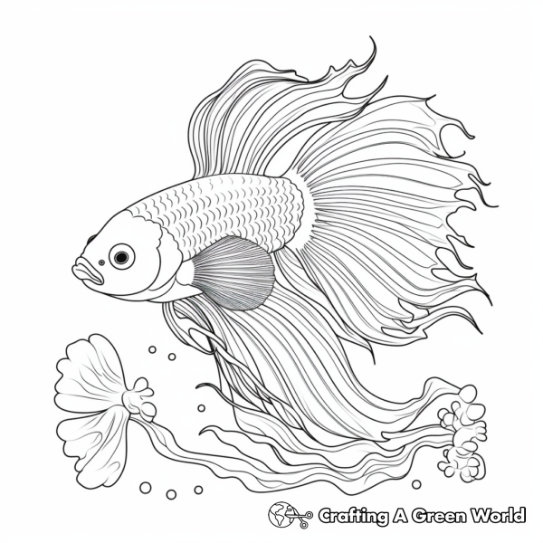 Betta Fish Coloring Pages - Free & Printable!