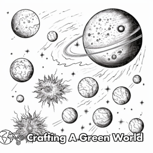 Realistic Solar System Coloring Pages - Free & Printable!