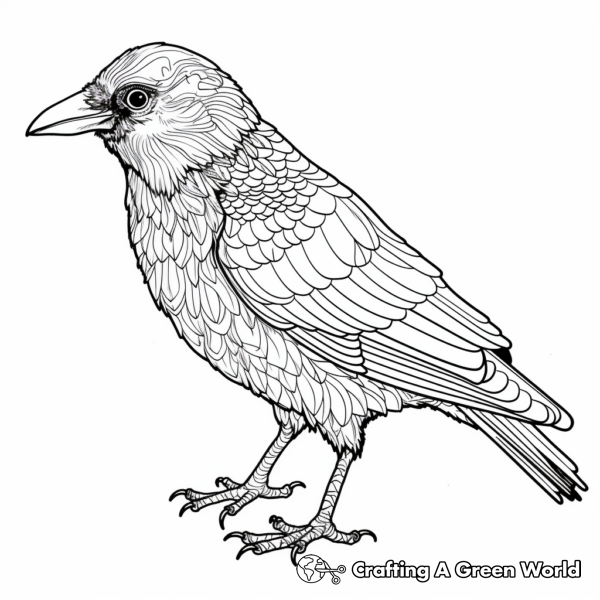 Crow Coloring Pages - Free & Printable!