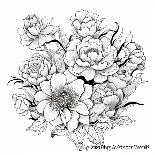 Intricate Floral Coloring Pages - Free & Printable!