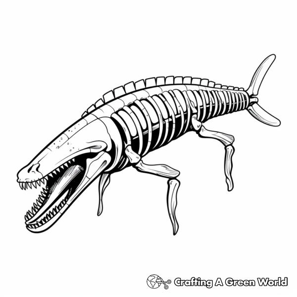 Mosasaurus Coloring Pages - Free & Printable!