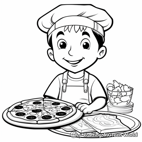 Pizza Coloring Pages - Free & Printable!