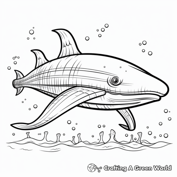 Blue Whale Coloring Pages - Free & Printable!
