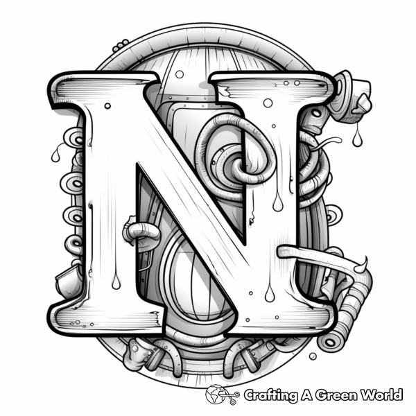 Letter N Coloring Pages - Free & Printable!