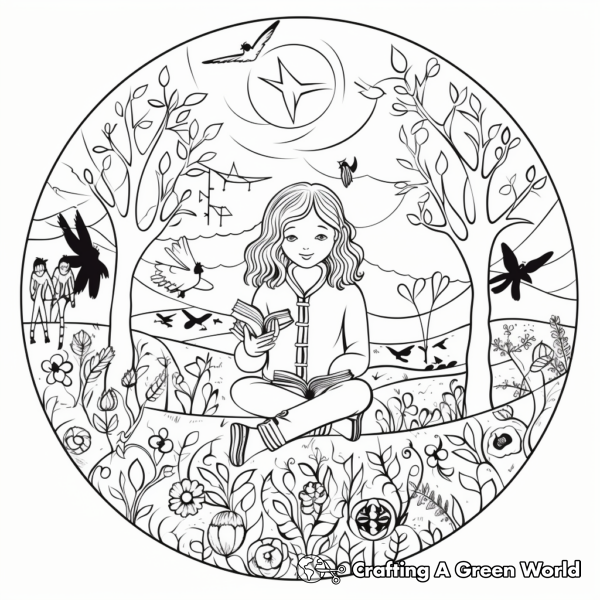 April Coloring Pages - Free & Printable!