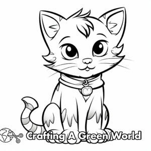 Kitty Coloring Pages - Free & Printable!