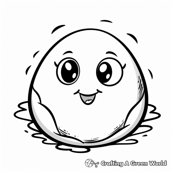 Fried Egg Coloring Pages - Free & Printable!