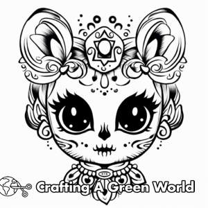 Sugar Skull Coloring Pages - Free & Printable!