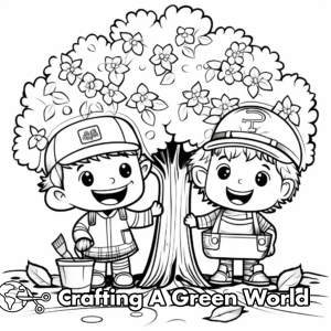 Arbor Day Coloring Pages - Free & Printable!