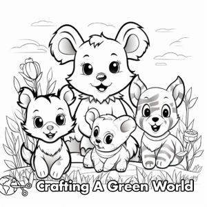 Spring Preschool Coloring Pages - Free & Printable!