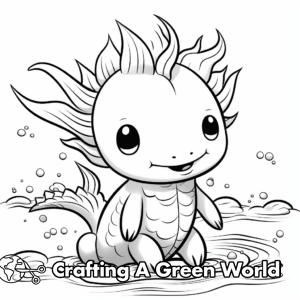 Axolotl Coloring Pages - Free & Printable!