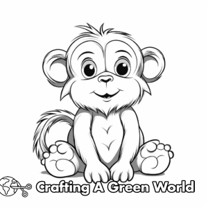 Chimpanzee Coloring Pages - Free & Printable!