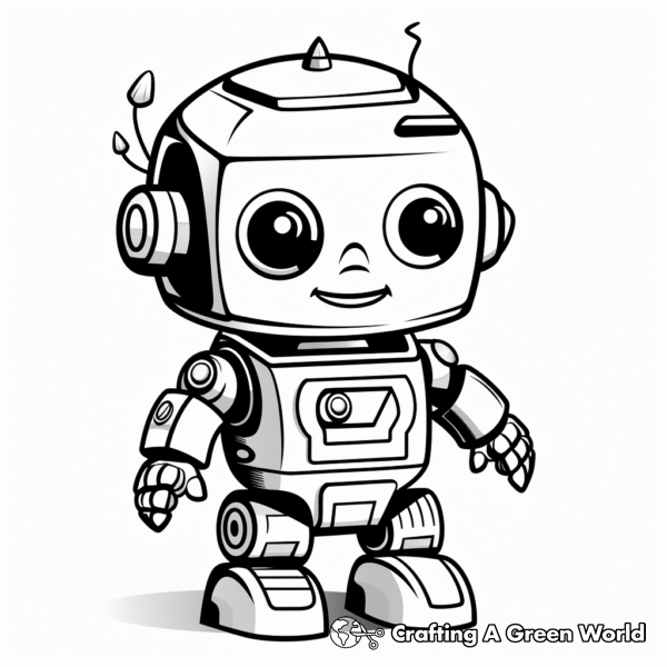 Robot Coloring Pages - Free & Printable!