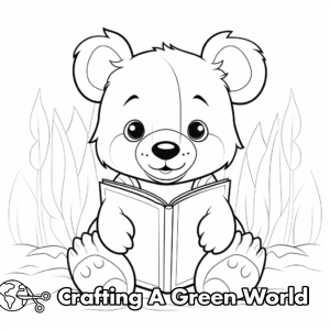 Bear Cub Coloring Pages - Free & Printable!