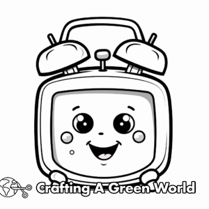 Alarm Clock Coloring Pages - Free & Printable!