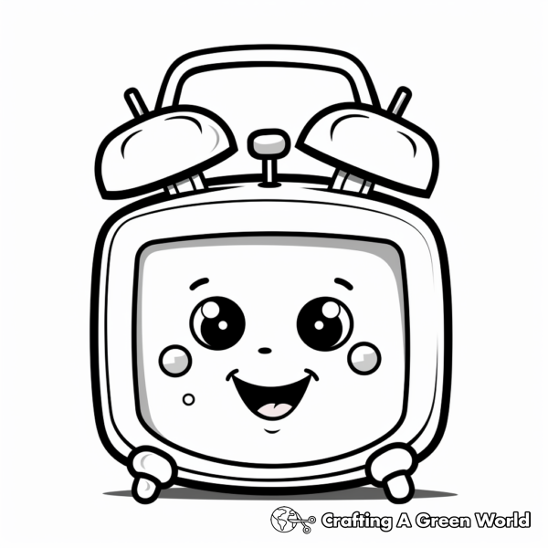 Alarm Clock Coloring Pages - Free & Printable!