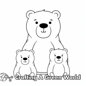Bear Family Coloring Pages - Free & Printable!