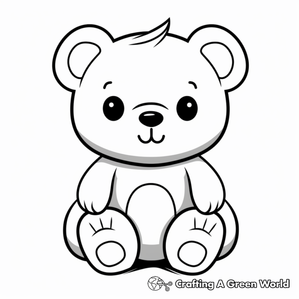 Teddy Bear Coloring Pages - Free & Printable!