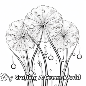 Dandelion Coloring Pages - Free & Printable!
