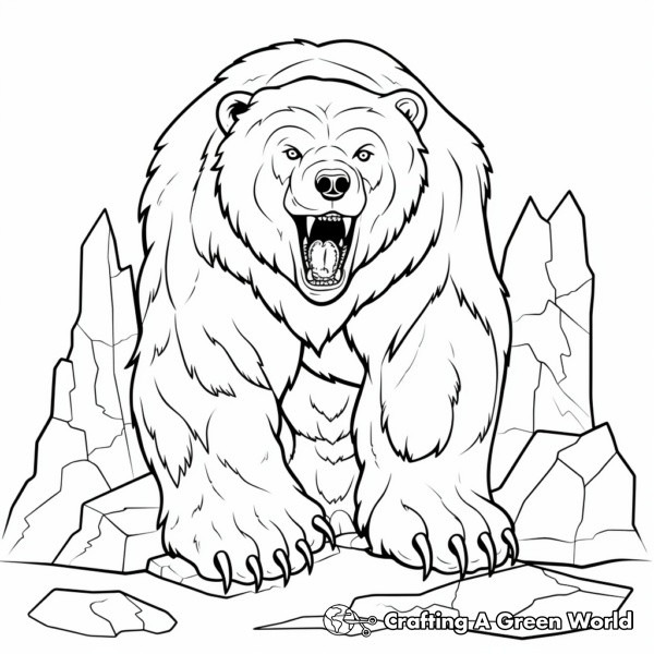 Scary Bear Coloring Pages - Free & Printable!