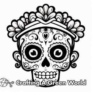 Sugar Skull Coloring Pages - Free & Printable!