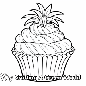 Cupcake Coloring Pages - Free & Printable!