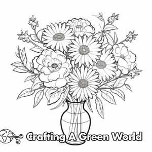 Fall Flowers Coloring Pages - Free & Printable!