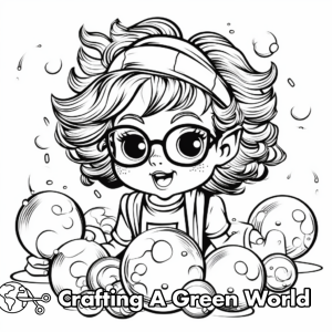 Bubble Gum Coloring Pages - Free & Printable!