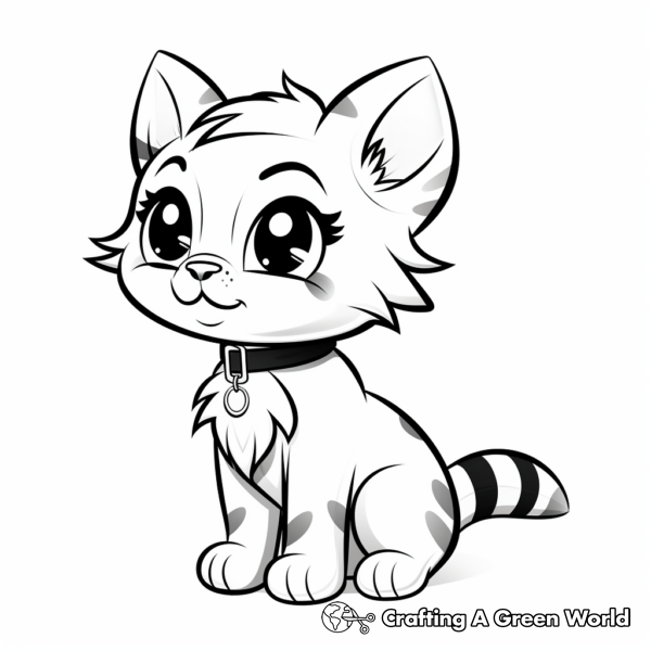 Baby Cat Coloring Pages - Free & Printable!